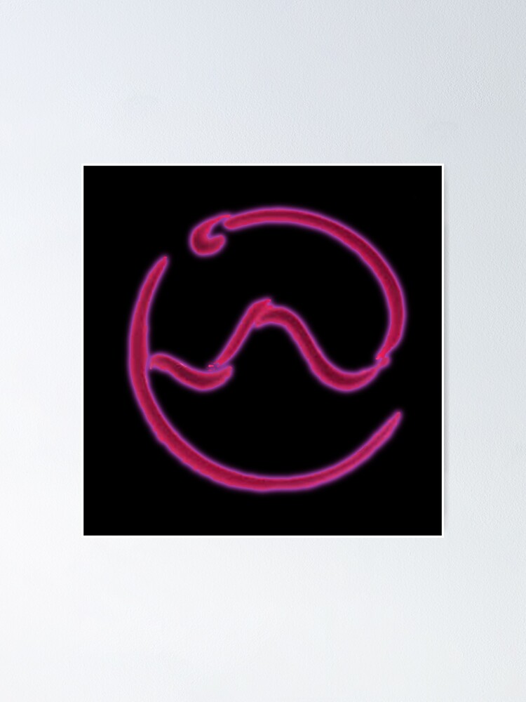 "Chromatica Glow Purple Symbol" Poster by oxoxoxo | Redbubble