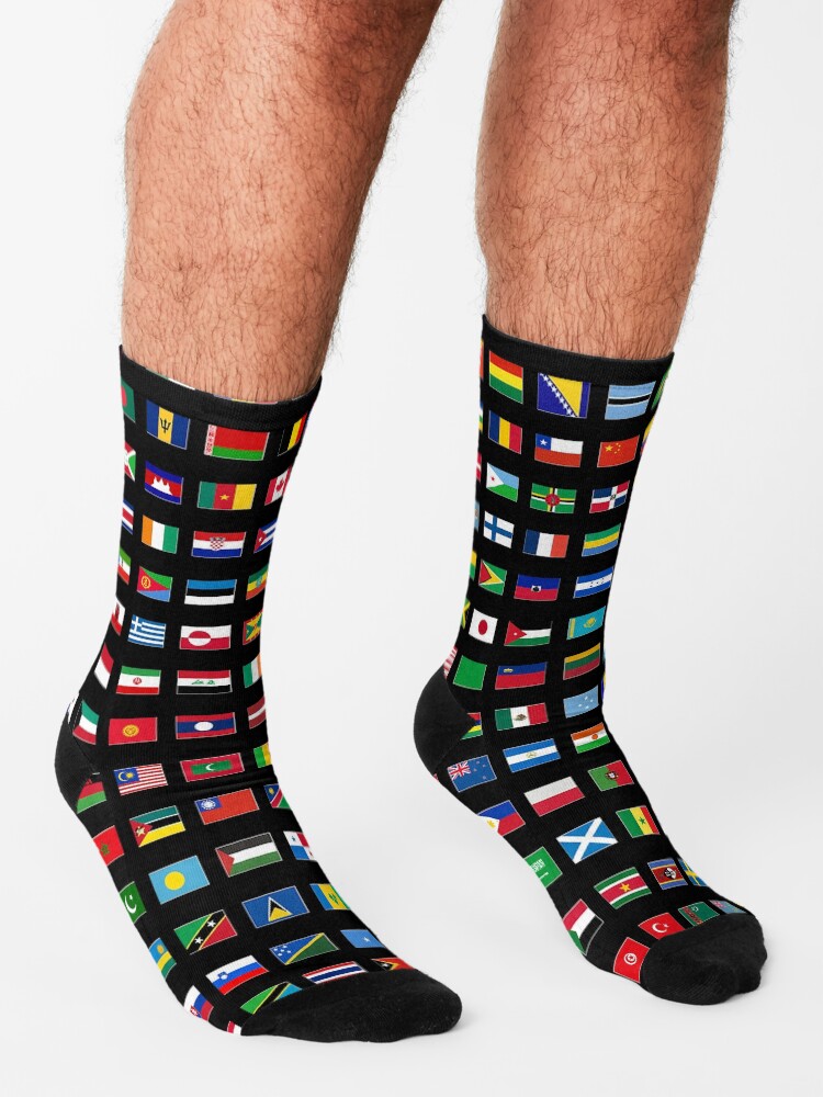 "The Flags of the World" Socks for Sale by WorldFlagCo | Redbubble
