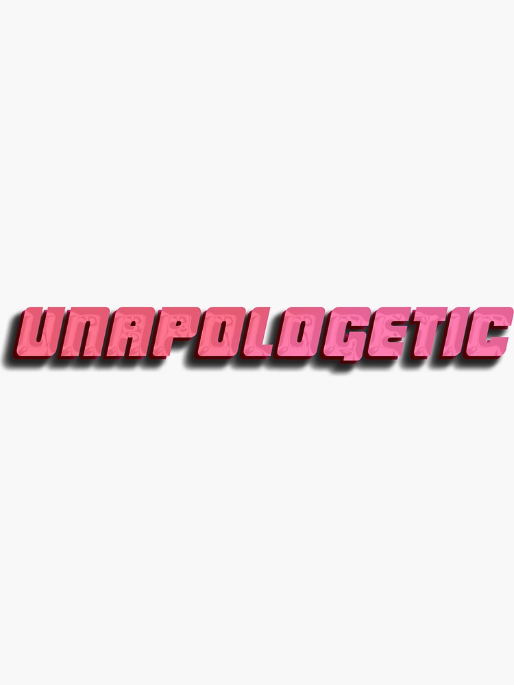 "UNAPOLOGETIC PRIDE STICKER - "MJ"" Sticker by reubenbrownart | Redbubble