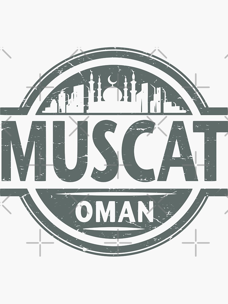 "Muscat, Oman" Sticker for Sale by studio838 | Redbubble