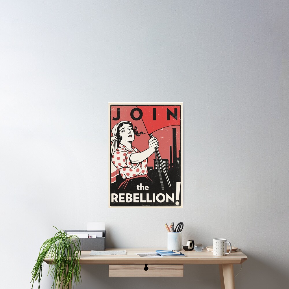 "Join the Rebellion! (Vector Recreation)" Poster for Sale by ...