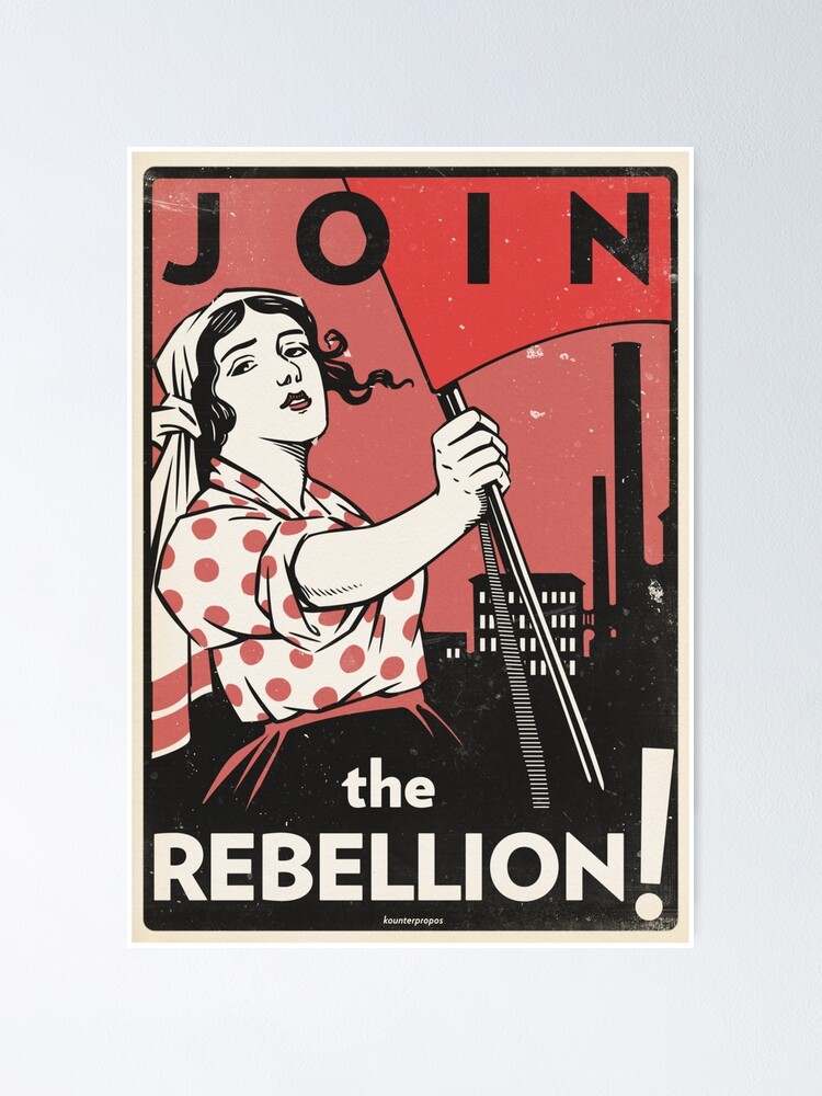 "Join the Rebellion! (Vector Recreation)" Poster for Sale by ...