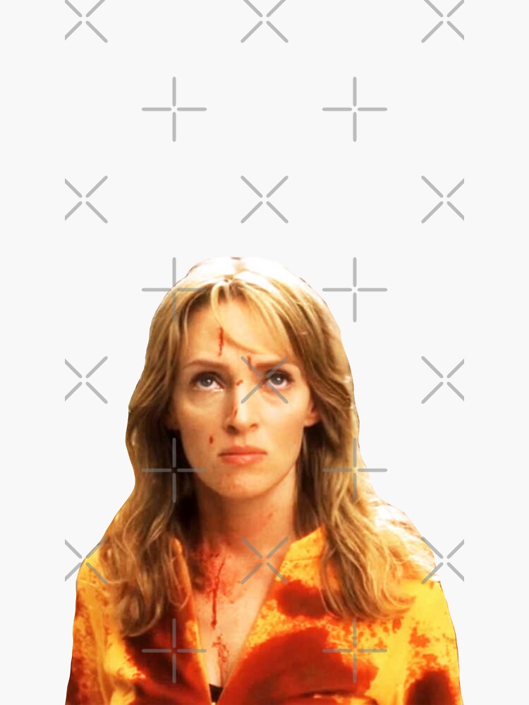 "The Bride / Kill Bill - Head" Sticker for Sale by wyattmiller | Redbubble