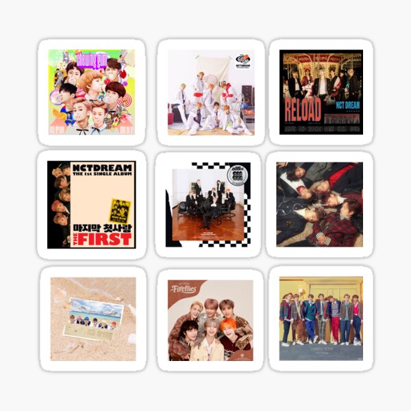 "Nct dream albums sticker set" Sticker for Sale by rinrin03 | Redbubble