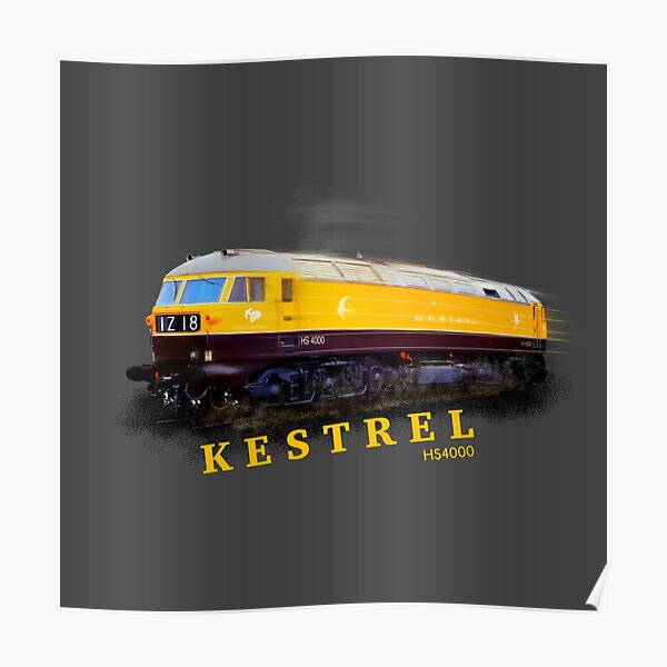 "The Legendary Kestrel HS4000 Diesel Locomotive " Poster for Sale by ...