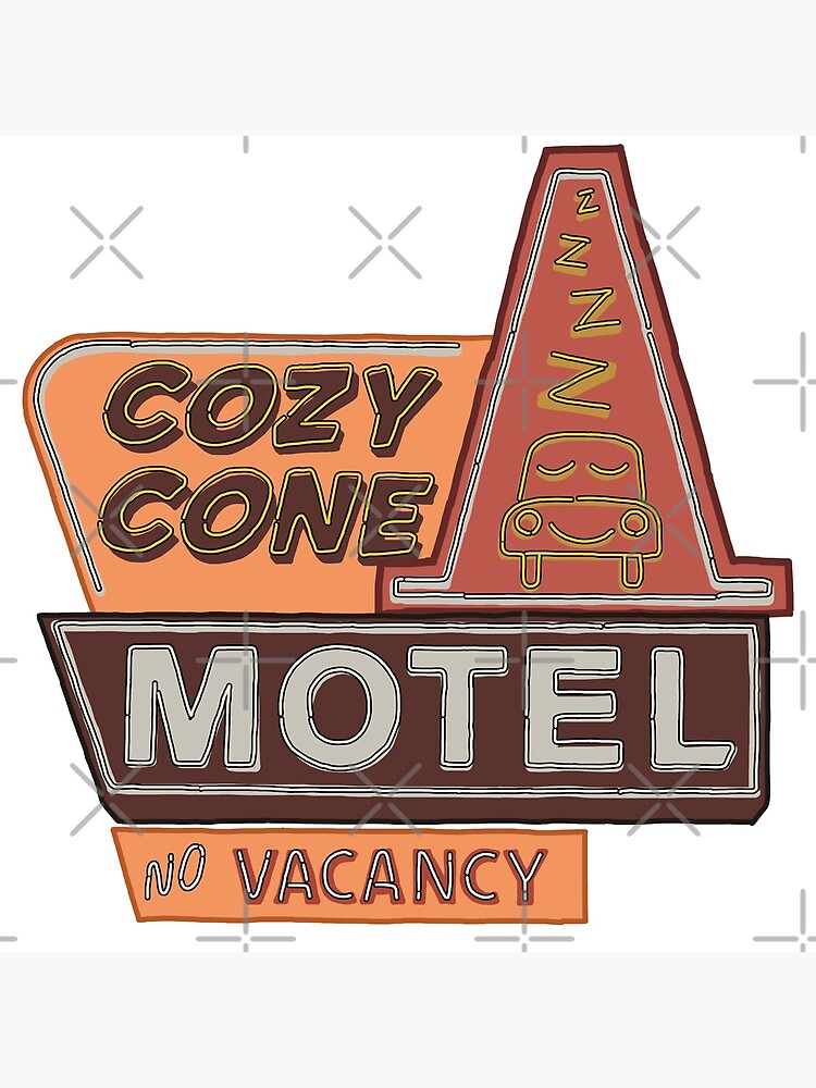 "cozy cone motel sign" Poster for Sale by -Ana- | Redbubble