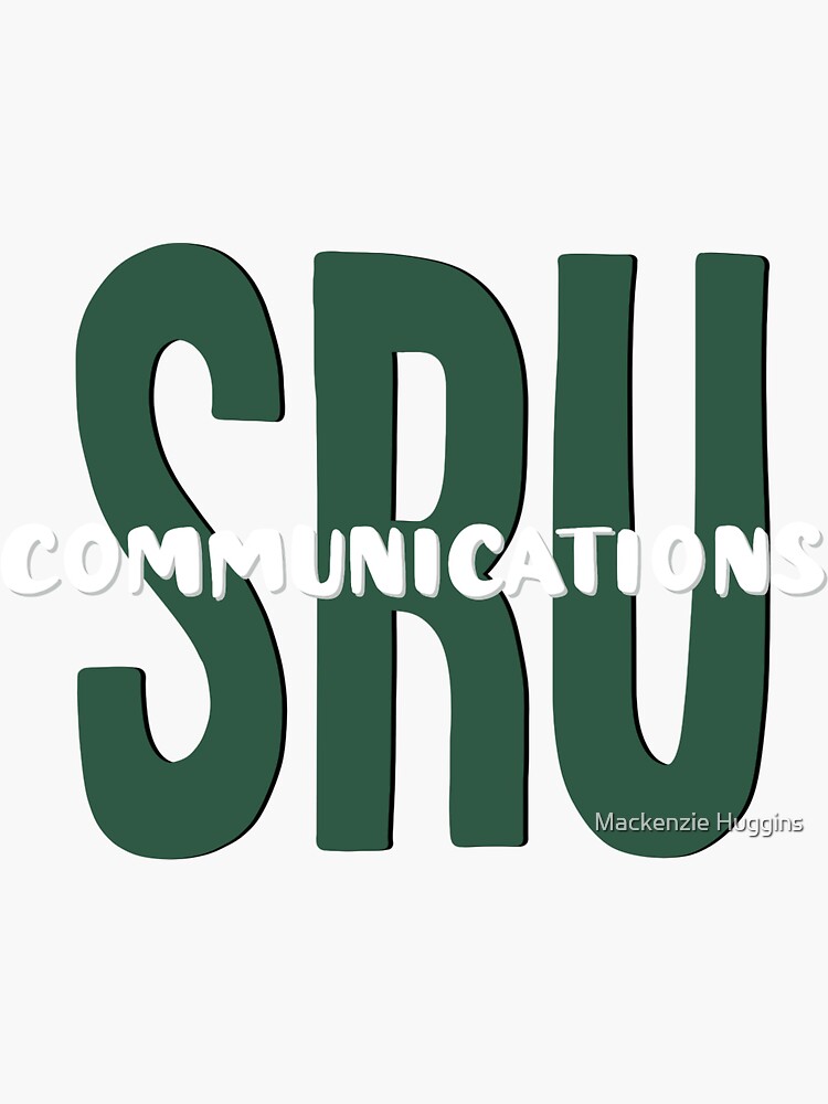 "SRU Communications" Sticker by MackenzieHuggin | Redbubble