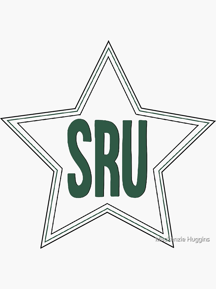 "SRU Star" Sticker by MackenzieHuggin | Redbubble