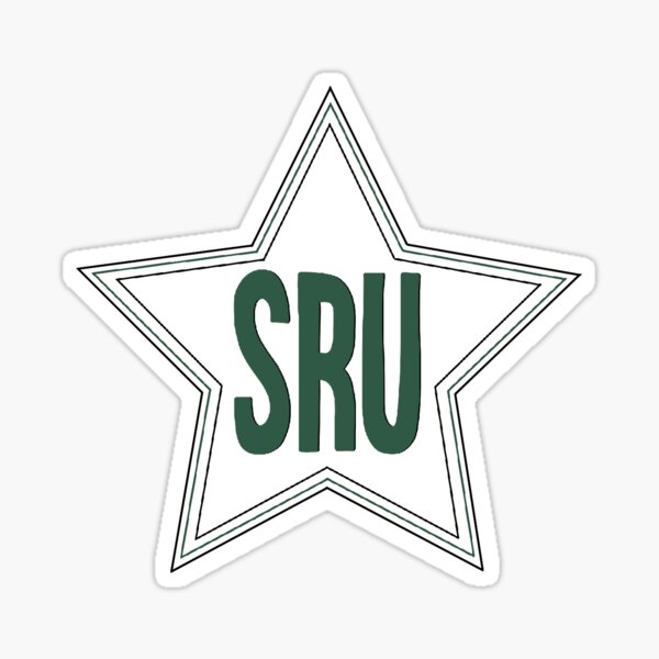 "SRU Star" Sticker by MackenzieHuggin | Redbubble