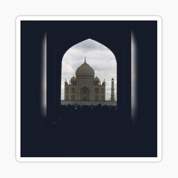 "Taj Mahal" Sticker by Afdk | Redbubble