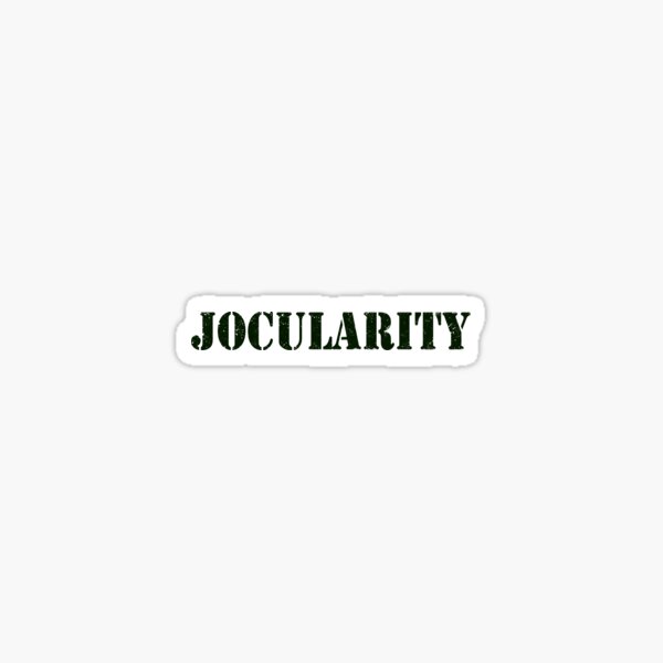 "Jocularity" Sticker for Sale by DanaAndTheBooks | Redbubble