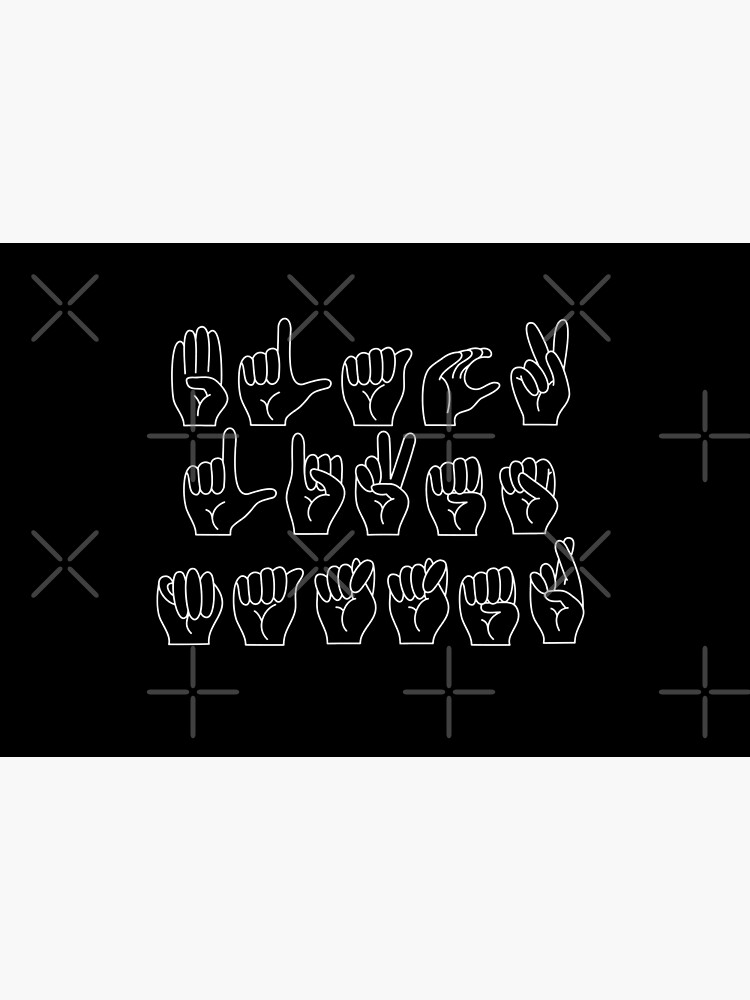 "Black Lives Matter in American Sign Language (ASL)" Poster for Sale by ...