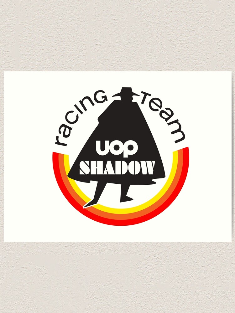 "UOP Shadow Racing Team retro F1 logo " Art Print by retropetrol ...