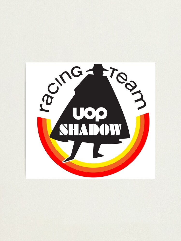 "UOP Shadow Racing Team retro F1 logo " Photographic Print by ...