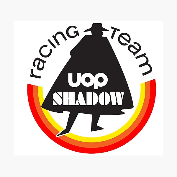 "UOP Shadow Racing Team retro F1 logo " Photographic Print by ...