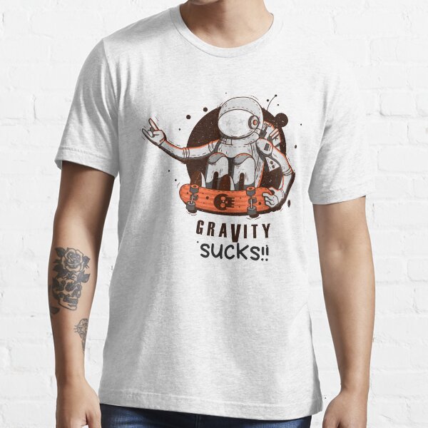 "Gravity Sucks Skateboard Shirt" T-Shirt von brnyoshi | Redbubble