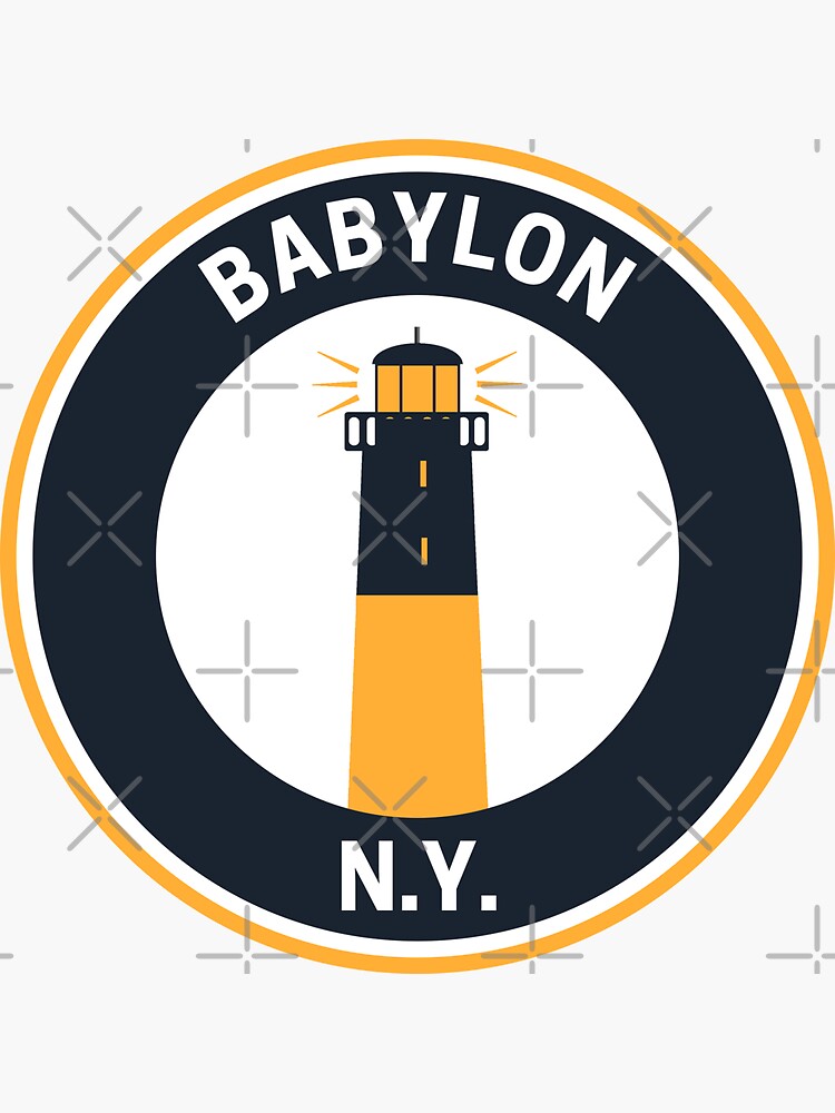 "Vintage Babylon New York" Sticker for Sale by fearcity | Redbubble