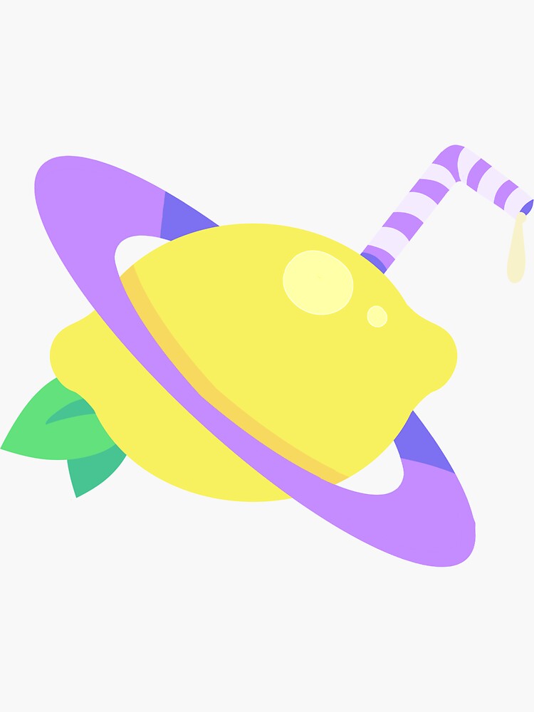 "Space Lemon" Sticker by Elfindigo | Redbubble