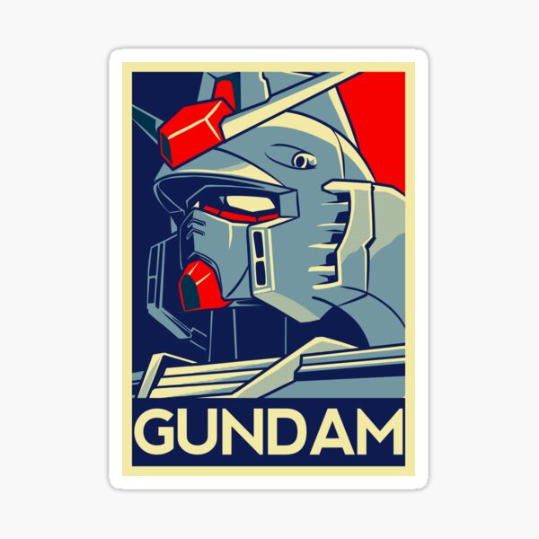Gundam Rx 78 2 Stickers | Redbubble