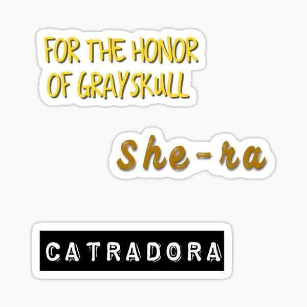 "She-ra sticker pack" Sticker by valenpedro | Redbubble