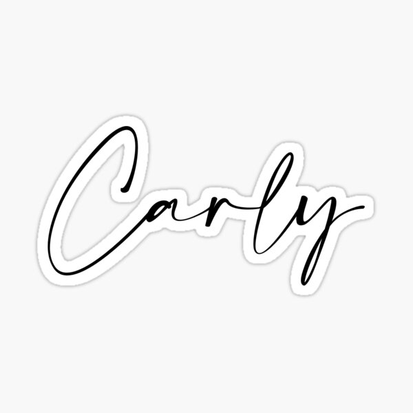 "Carly" Sticker for Sale by Mirlopezart | Redbubble
