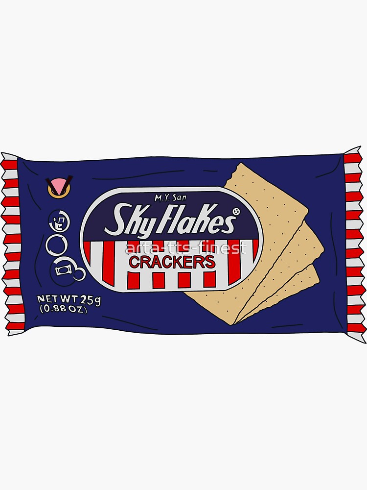 "SKYFLAKES " Sticker for Sale by arta-tts-finest | Redbubble