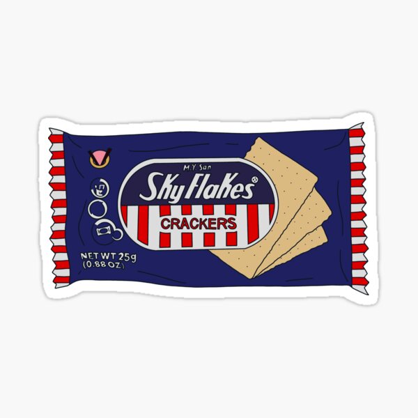 "SKYFLAKES " Sticker for Sale by arta-tts-finest | Redbubble