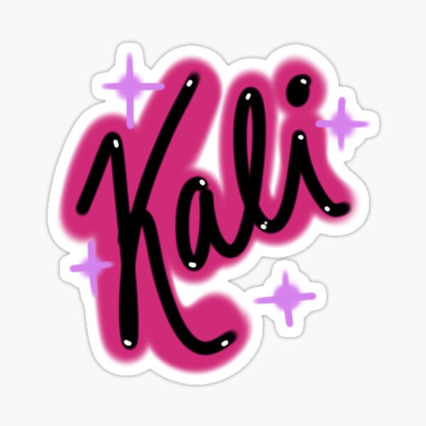 "Kali uchis spray paint " Sticker for Sale by quinnhealy69 | Redbubble