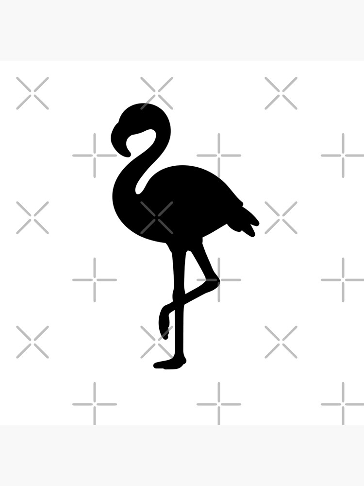 "Flamingo Shadow Standing on One Leg" Poster for Sale by Draculaura2009 ...