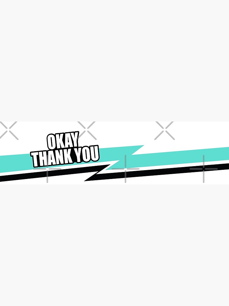 "Okay Thank You Splash Teal" Poster for Sale by OkayThankYou | Redbubble