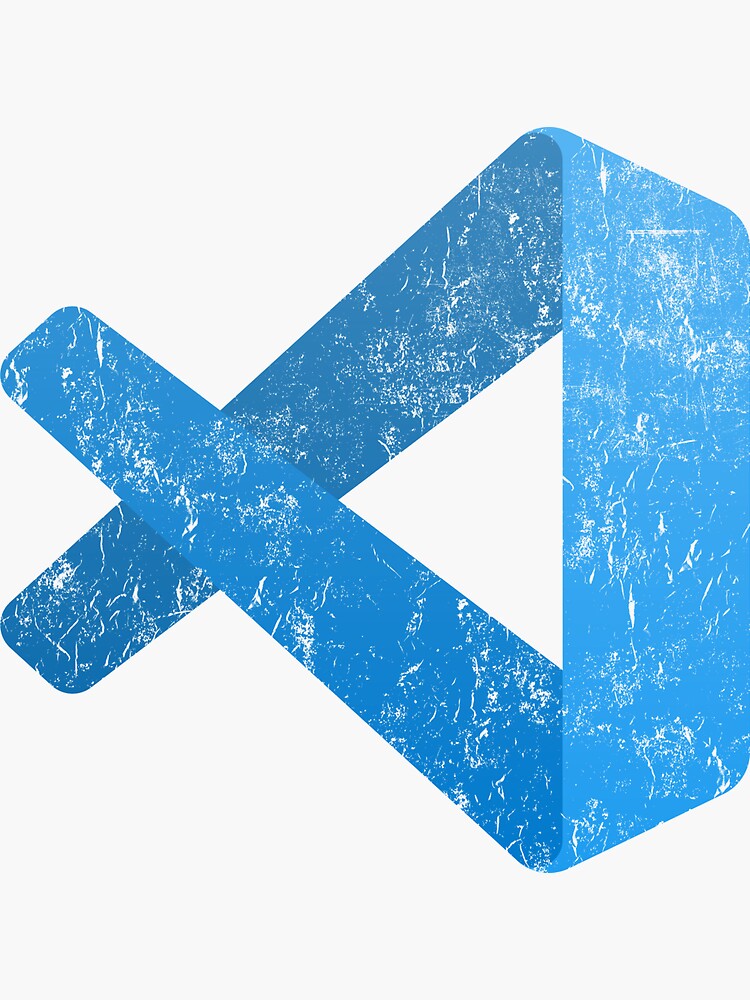 "Vintage Visual Studio Cod" Sticker for Sale by vladocar | Redbubble