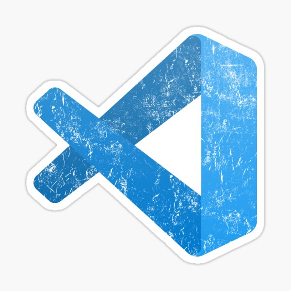 "Vintage Visual Studio Cod" Sticker for Sale by vladocar | Redbubble