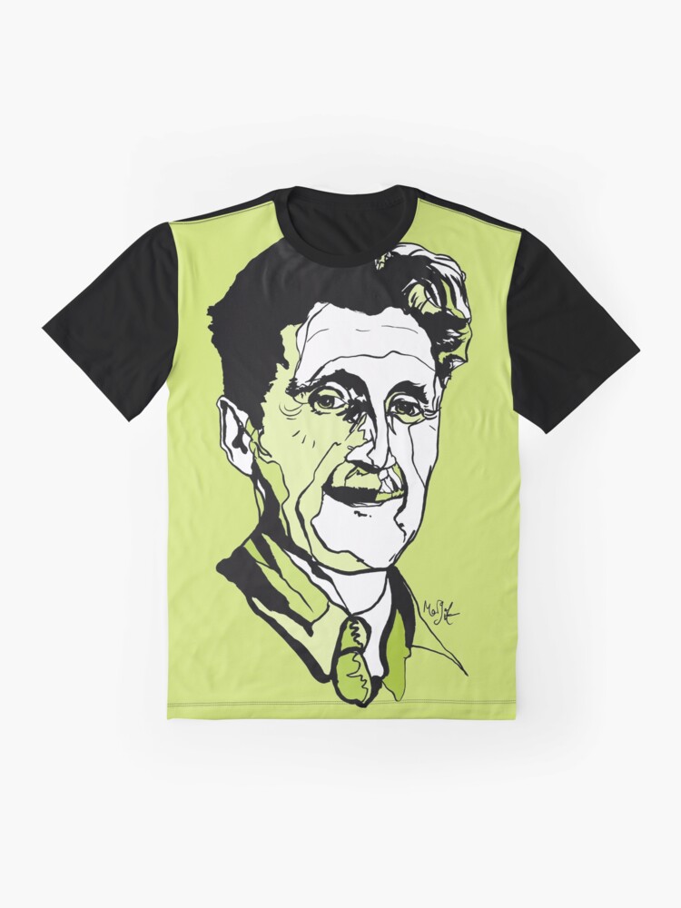 "George Orwell " T-shirt for Sale by ArtyMargit | Redbubble | george ...