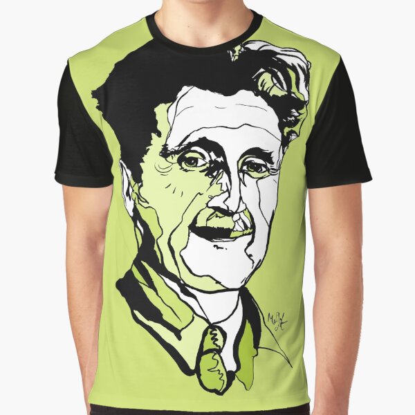 "George Orwell " T-shirt for Sale by ArtyMargit | Redbubble | george ...