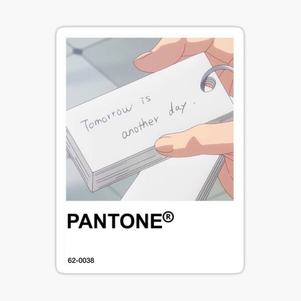 "Kawaii Anime Pantone Sticker " Sticker for Sale by AnthonySlewh ...