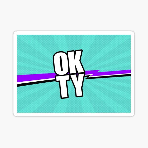 "Okay Thank You Logo 1" Sticker for Sale by OkayThankYou | Redbubble