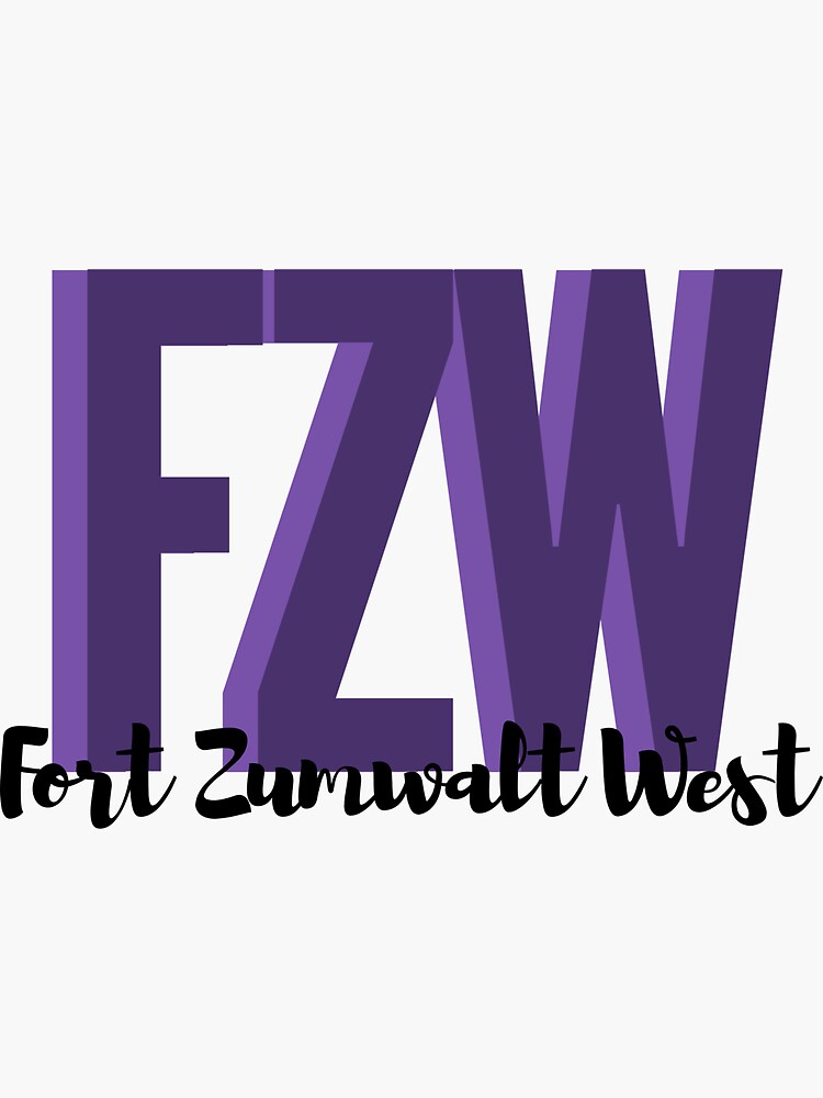 "Fort Zumwalt West" Sticker for Sale by stlschooldesign | Redbubble