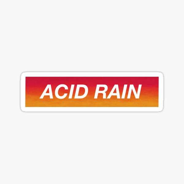 "Acid Rain" Sticker by stickerlocker | Redbubble