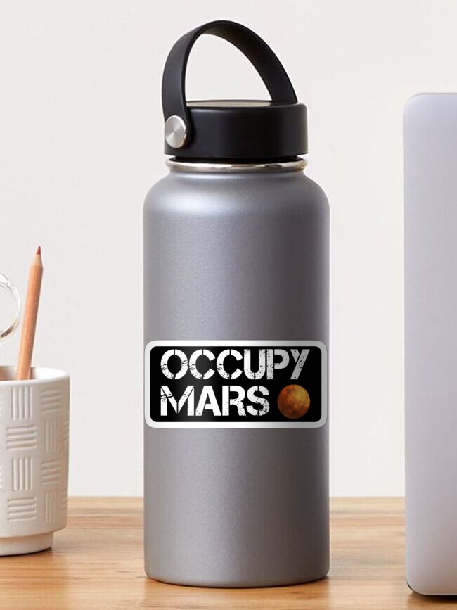 "Occupy mars" Sticker for Sale by CoolThingss | Redbubble
