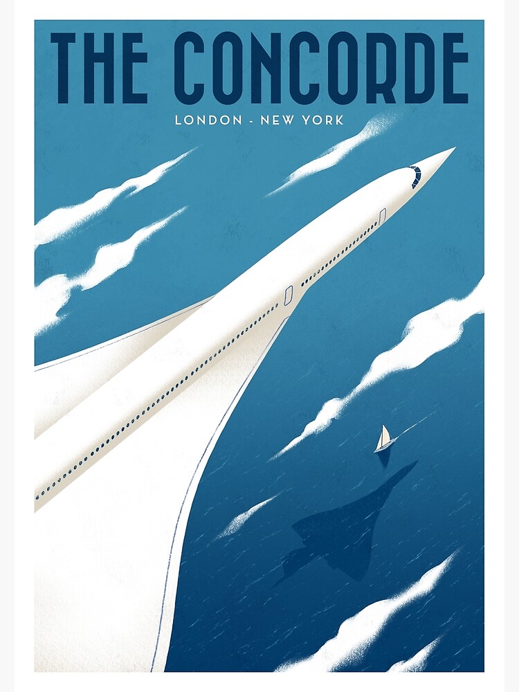 Poster for Sale avec l'œuvre « Affiches de voyage - La Concorde » de l ...