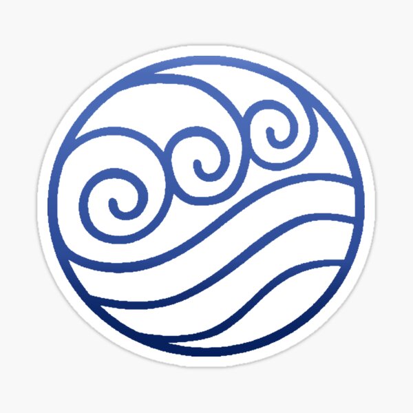 "Water Tribe Symbol" Sticker by Elliepearson | Redbubble