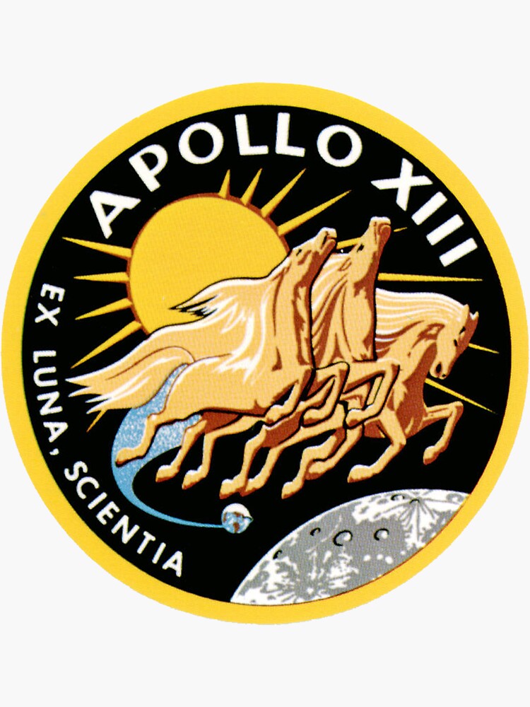 "apollo 13" Sticker by redboy | Redbubble