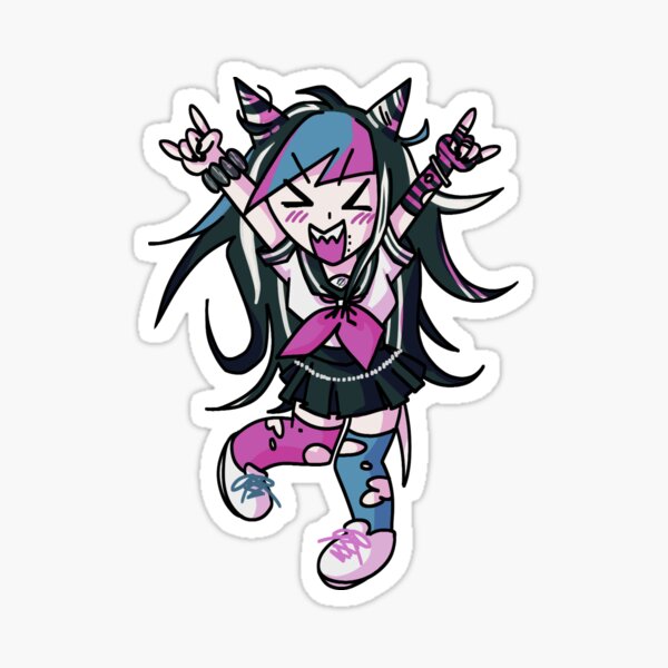 "Ibuki Mioda!" Sticker for Sale by cabinetofhorror | Redbubble