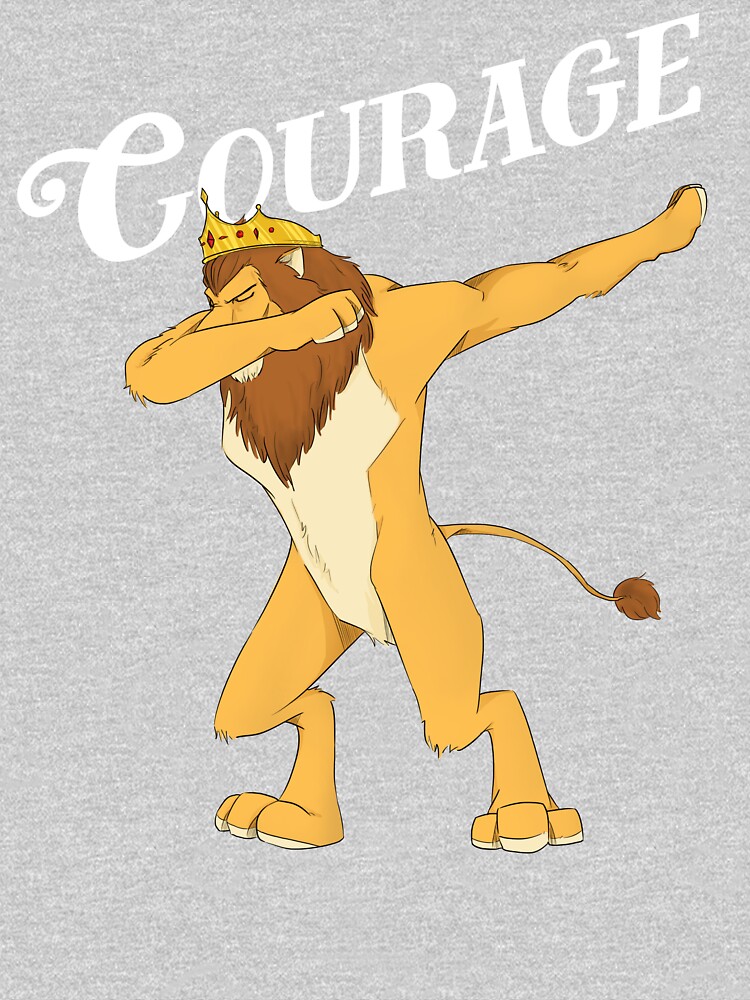 "Cowardly Lion Dab T-Shirt - The Wizard Of Oz TShirt -Courage" T-shirt ...
