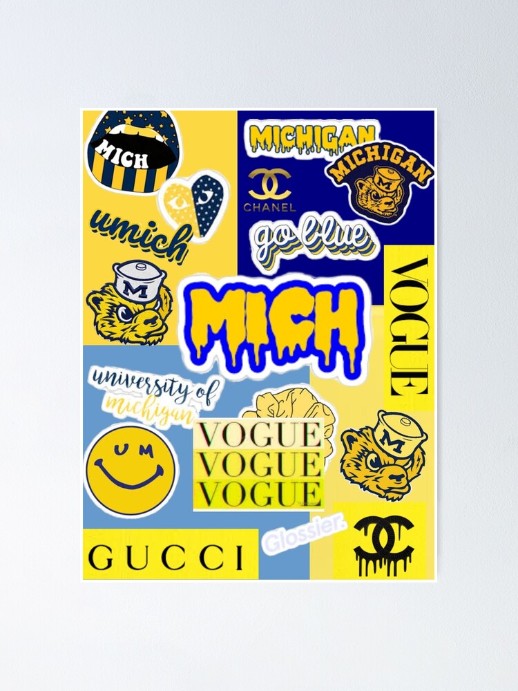 "michigan fashion collage" Poster by hallej | Redbubble