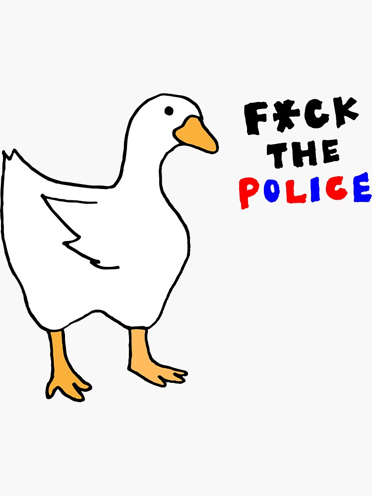 "geese police" Sticker for Sale by sydneyhainy | Redbubble