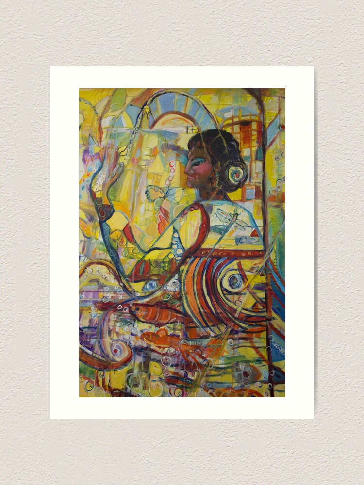 "Genes Fine Art Painting" Art Print by NolaLeeKelsey | Redbubble