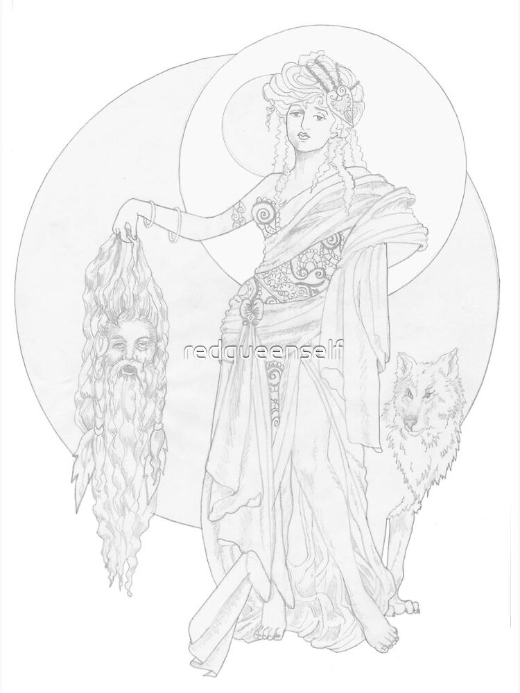 "hecate & Clytius" Art Print for Sale by redqueenself | Redbubble
