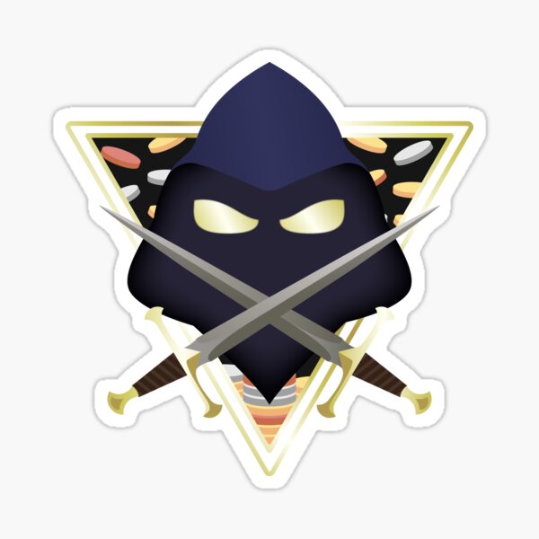 "D&D Luxe Emblem - Rogue Icon Logo" Sticker for Sale by Gartisan ...