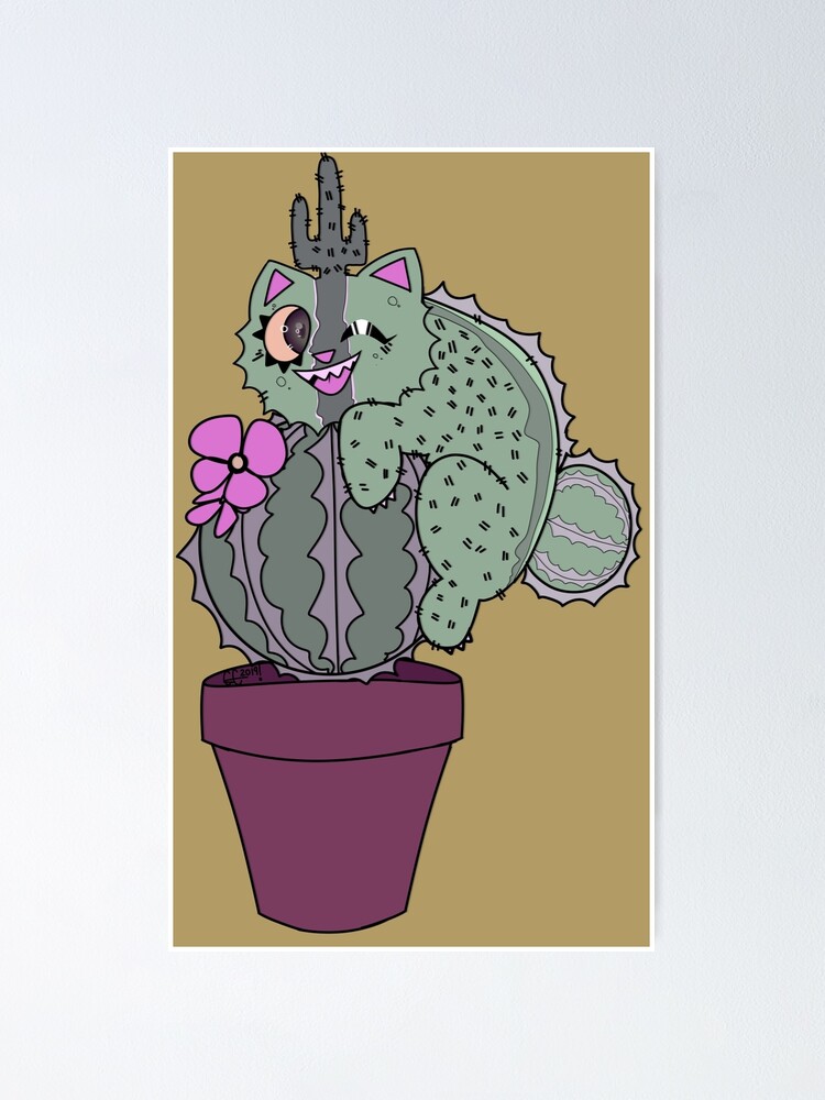 "CATTUS" Poster by Creepy-Cato | Redbubble